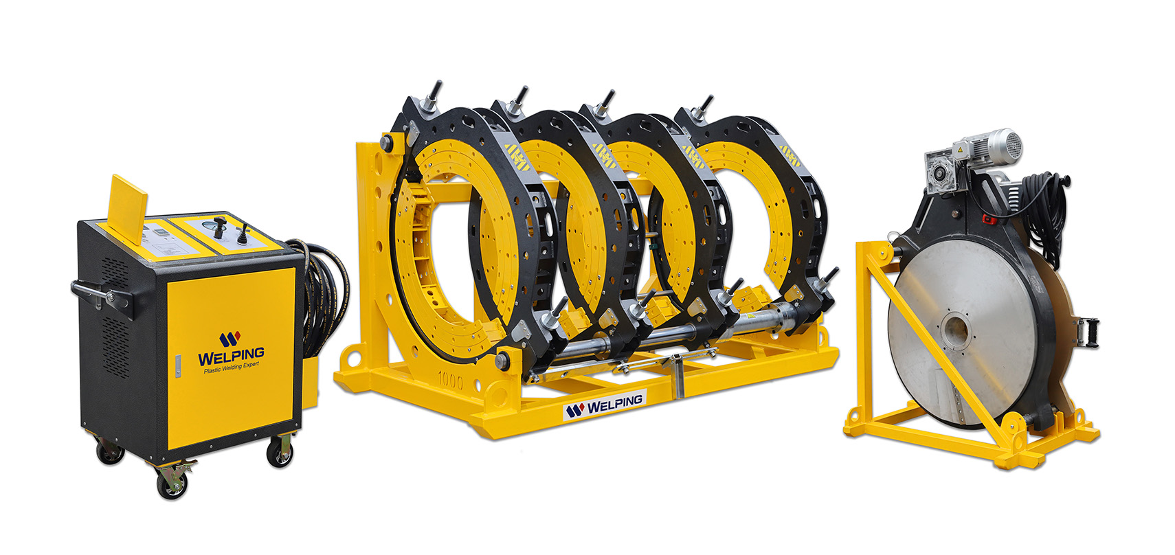 Máquina de soldadura por fusión a tope de tubería de agua HDPE de nivel industrial de 1000 mm ...